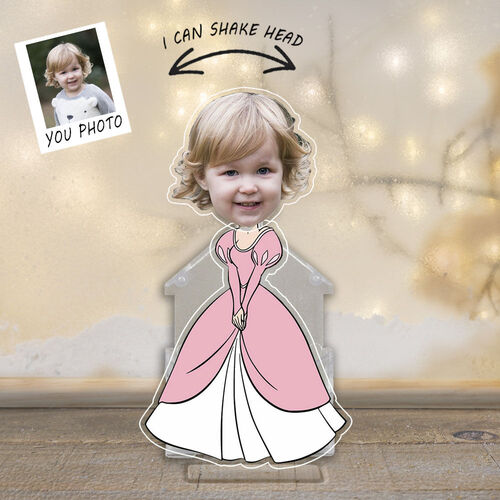 Personalized Bobblehead Acrylic Stand Gorgeous Princess Custom Photo ...