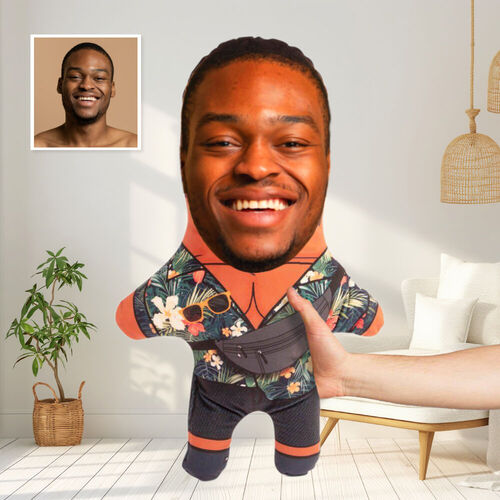 Personalized Face Pillow Festival Lad Funny Picture Cushion for Friend ...