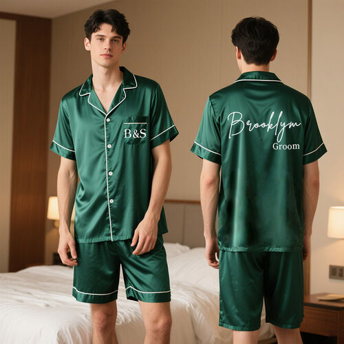 Personalized Pajama Set with Custom Letters and Name Wonderful Gift for ...