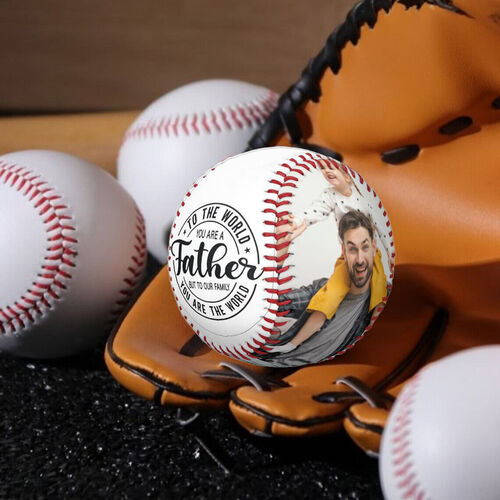Customized Baseball Gifts Add Photo Fathers Day Gifts - Drawmade.com