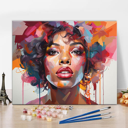 Beautiful Woman Paint By Numbers Kits Special Gift for Friend - Drawmade.com