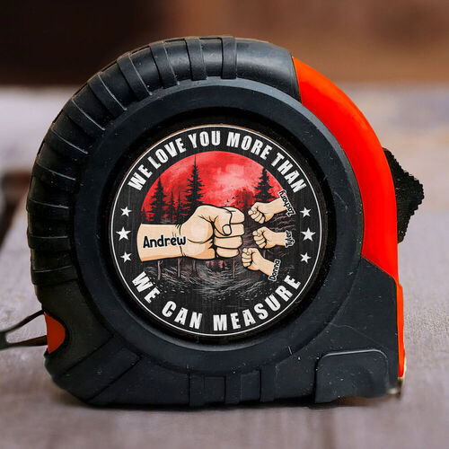 Personalized Tape Measure with Names Father's Day Gift for Dad ...