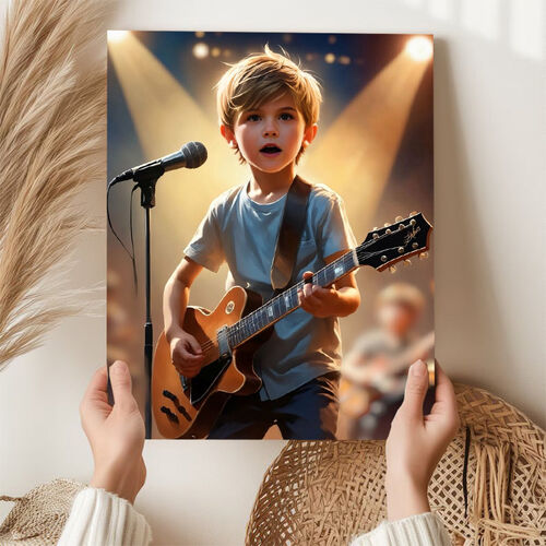 Personalized Singer Portraits with Custom Face Swap Interesting Gift ...