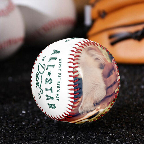 Customized Baseballs can be Added with Photos and Names for Father’s ...
