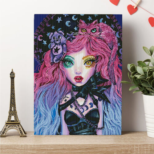 Beautiful Girl Diamond Painting Funny Gift for Friend - Drawmade.com