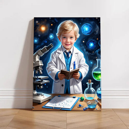 Personalized PhD Portraits with Custom Face Swap Creative Gift for ...