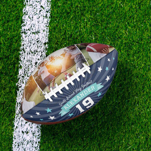 Customized Footballs Can Be Added with Photos as Birthday Gifts for ...
