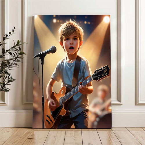 Personalized Singer Portraits with Custom Face Swap Interesting Gift ...