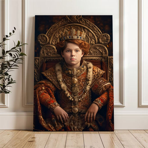 Personalized Prince Portraits with Custom Face Swap Special Gift for ...