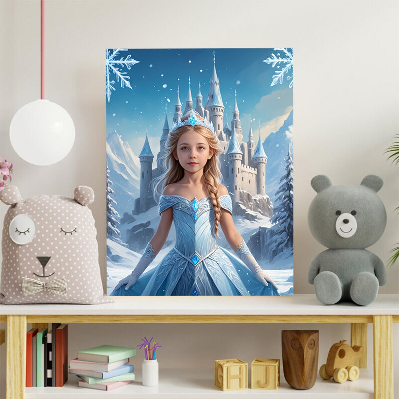 Personalized Princess Portraits with Custom Face Swap Elegant Gift for ...