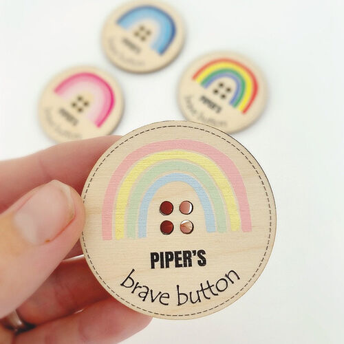 Personalized First Day Of School Button Custom Name Cute Gift for Kids ...