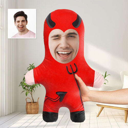 Custom Face Pillow Devil Face Pillow Idea Picture Pillows Spoof Doll ...