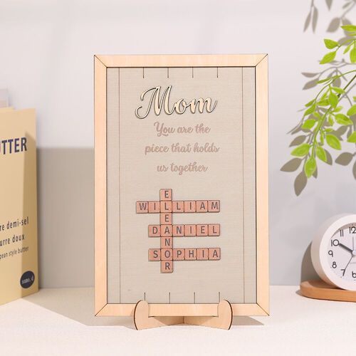Personalized Scrabble Photo Frame A Heartwarming Mother's Day Gift ...