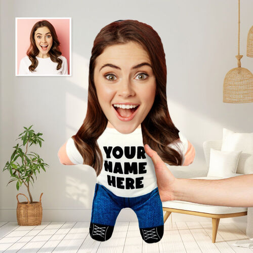 Personalized Face Pillow Custom Your Name Cushions for Friend ...