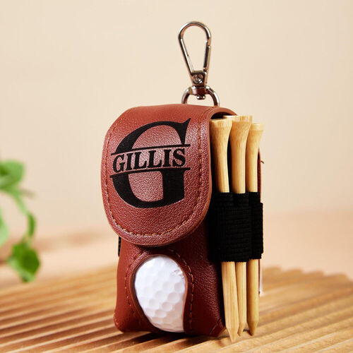 Personalized Golf Ball Bag Simple Style Add Name Mini Golf Ball Holder ...