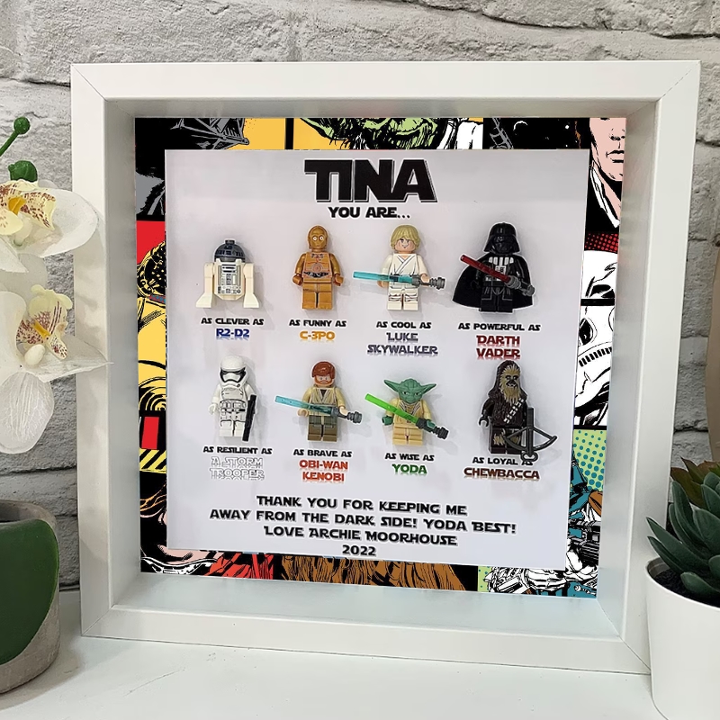 Personalized Superhero Frames Custom Characters and Lettering for Best ...