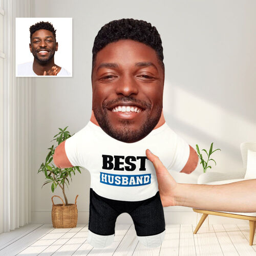 Custom Face Pillow Idea Picture Pillows Gift for Best Husband ...