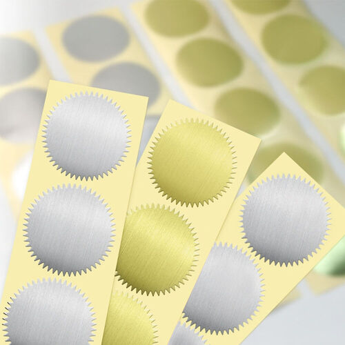 Embosser Stamp Companion Blank Label Stickers - 100 Pcs - Drawmade.com