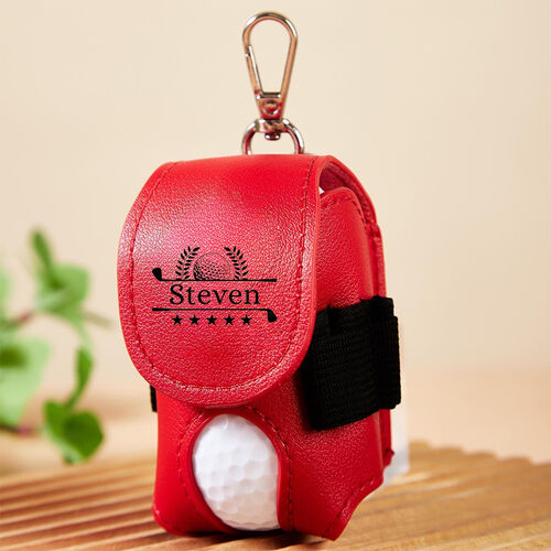 Custom Golf Ball Bag and Tee Rack Backpack Partner Birthday Gift for ...