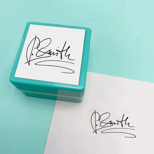 Custom Signature Stamp Upload Signed Photo Mini Stamp Back to School ...