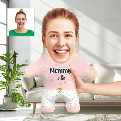 Personalized Face Pillow Mommy To Be Face Pillow - Drawmade.com