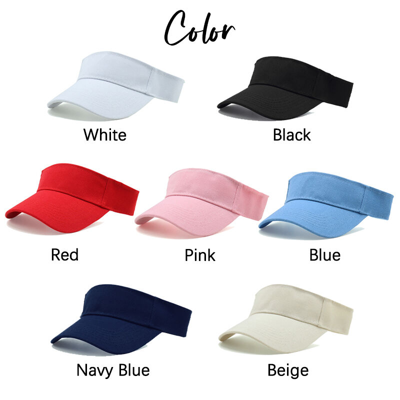 Personalized Tennis Hat Visor Custom Embroidered Initials Design ...