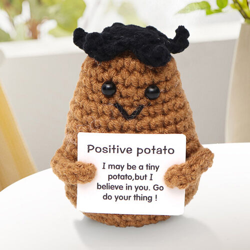 Handmade Crochet Potato Positive Doll Creative Gift for Family ...