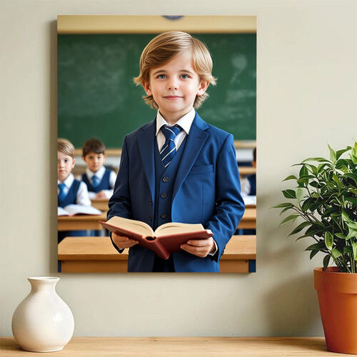Personalized Teacher Portraits with Custom Face Swap Distinctive Gift ...