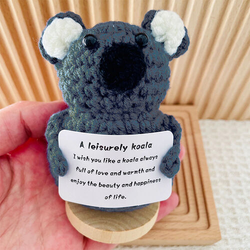 Handmade Crochet Koala Positive Doll Interesting Gift for Kids ...