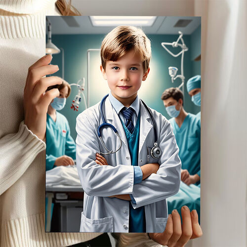 Personalized Doctor Portraits with Custom Face Swap Perfect Present for ...
