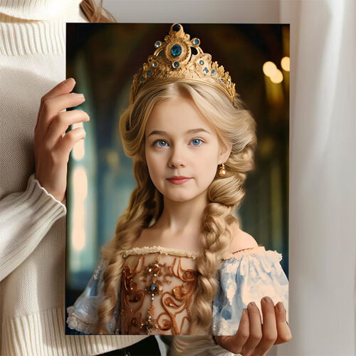 Personalized Royal Princess Portraits with Custom Face Swap Cool ...