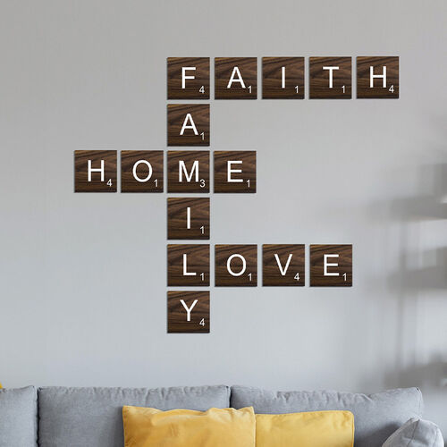Personalized Wall Scrabble Warm Home Decor Gifts For The Family ...