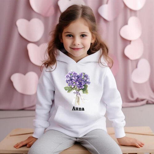 Personalized Children Hoodies Custom Birthday Paintings Cute Birthday ...