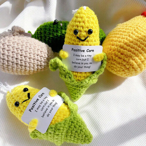 Handmade Crochet Corn Positive Doll Inspirational Gift for Brother ...